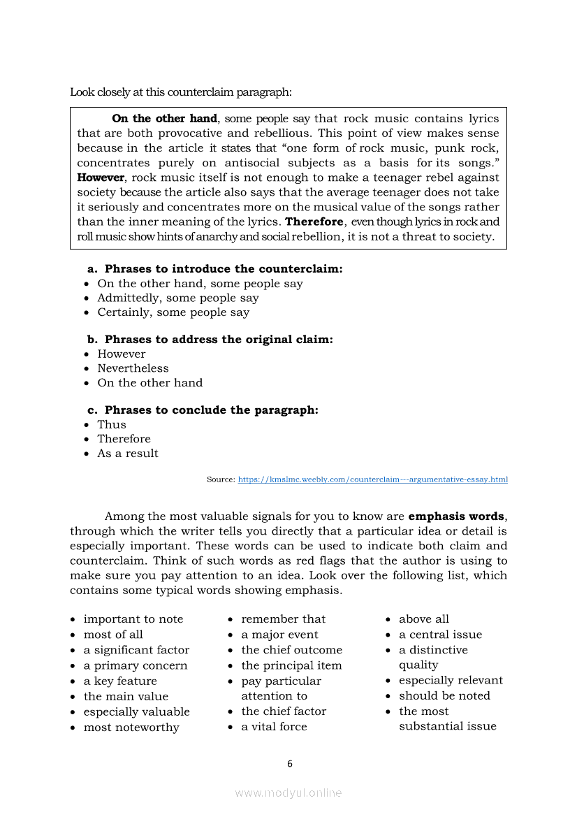English Quarter 4 Module 1a Using Appropriate Grammatical Signals 